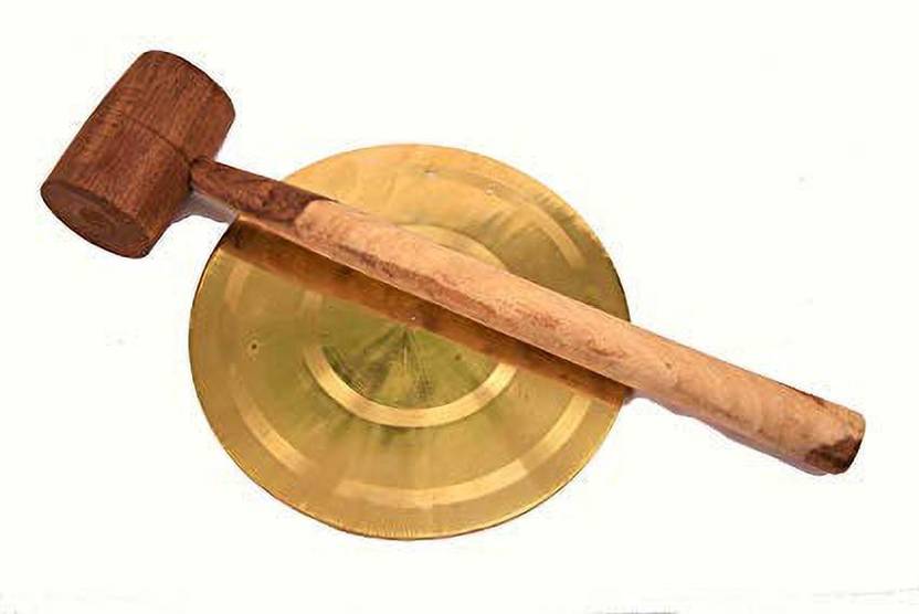 Fellix Pure Brass Ghadiyal ghanta Vijay ghanta School Well Round Bell ...