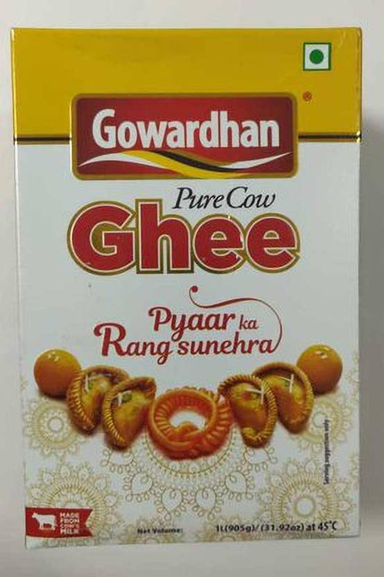 Gowardhan COW GHEE RT PACK 1L Refill Price in India - Buy Gowardhan COW ...