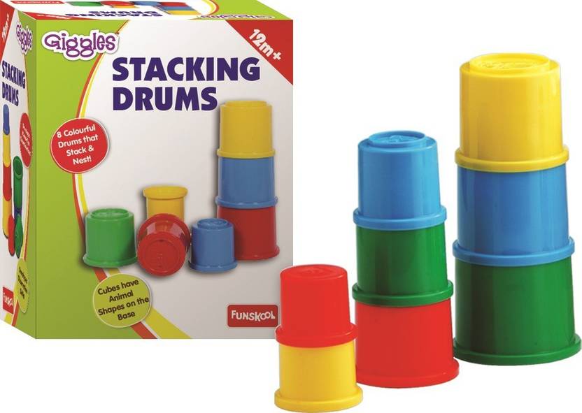 FUNSKOOL Stacking Drums - Stacking Drums . Buy Stacking Drums toys in ...
