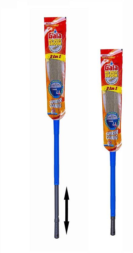 GALA No Dust Broom 2 in 1 With Expandable Handle for Floor and Ceiling ...