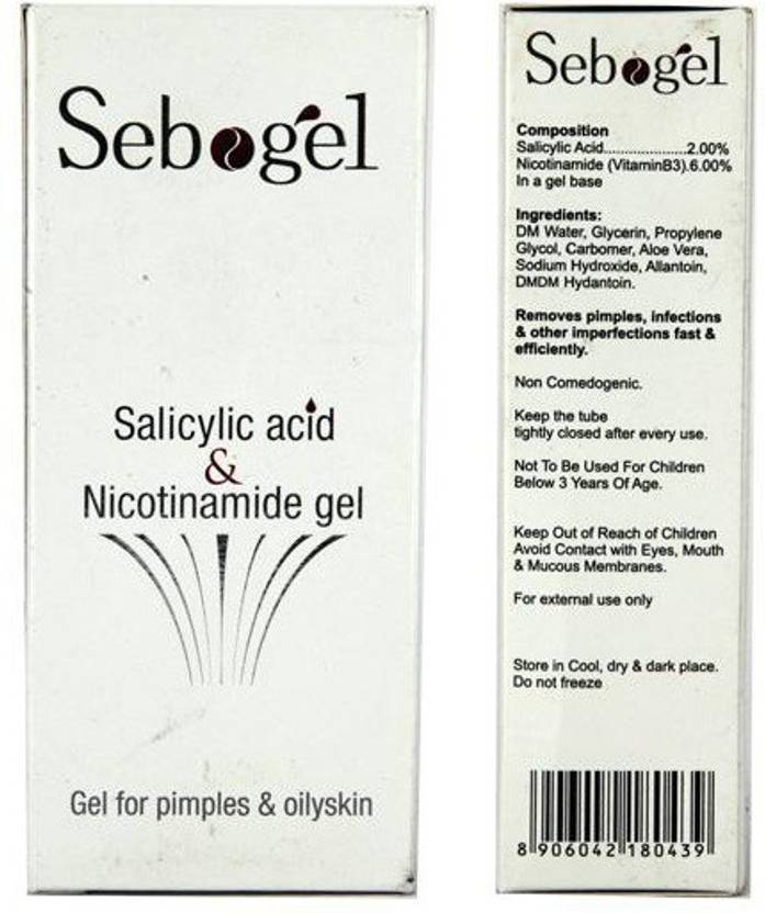 Sebogel Salicylic Acid & Nicotinamide Gel 30 gm - Price in India, Buy ...