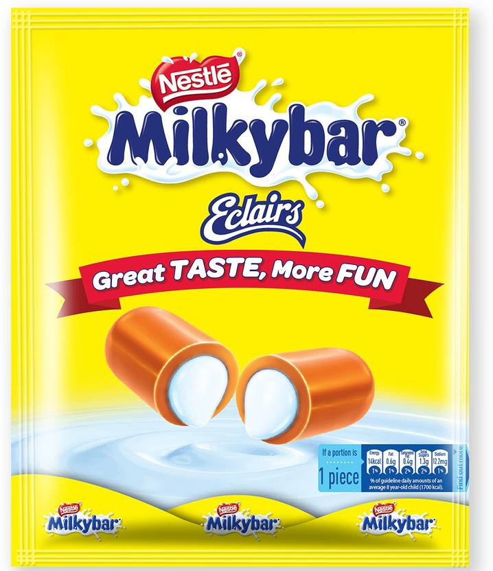 NESTLE Milky Bar Eclairs Milk Chocolate Toffee Price in India - Buy ...