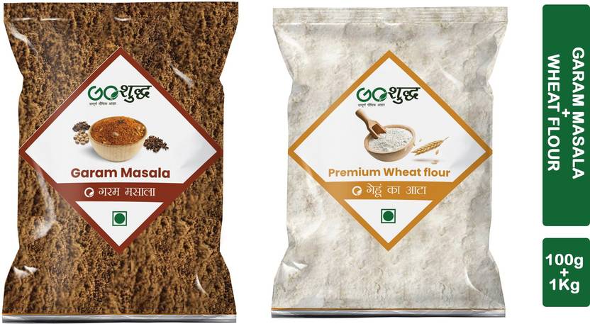 Goshudh Premium Quality Garam Masala 100g And Wheat Flour 1kg combo ...