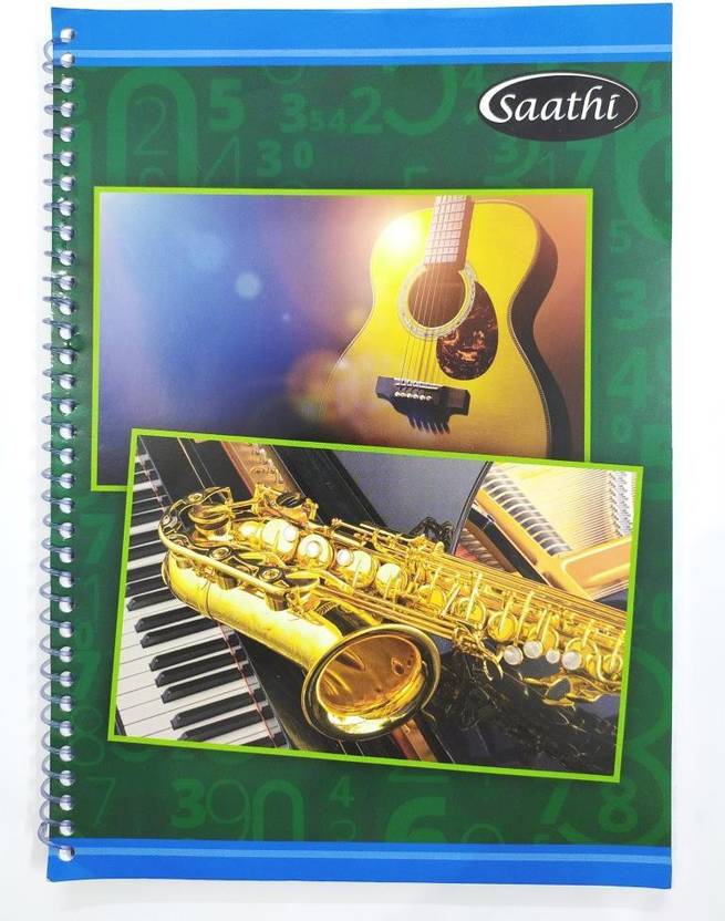 Saathi A-4 Spiral Register A4 Notebook Ruled 240 Pages Price in India ...