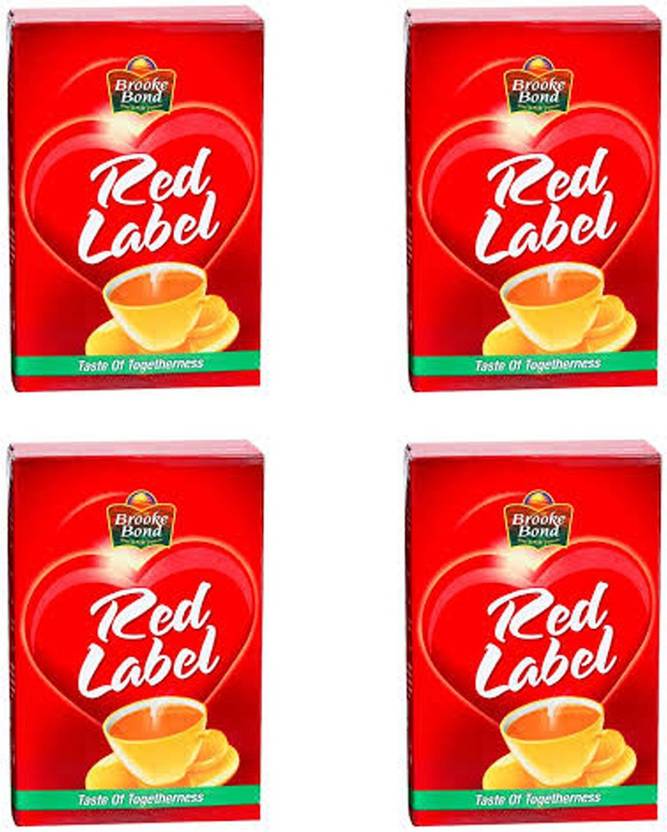 Red Label TEA 100g*4 (400g) Herbal Tea Box Price in India - Buy Red ...
