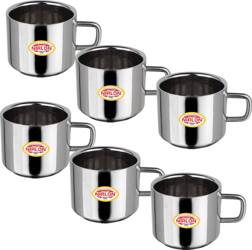 NIRLON Pack of 6 Stainless Steel STAINLESS STEEL HIGH QUALITY SUPERIOR ...