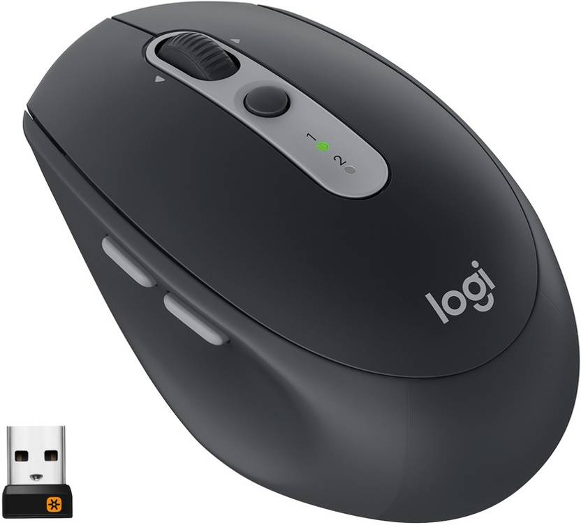 Logitech M585 Multi-Device Multi-Tasking Wireless Ambidextrous Optical ...