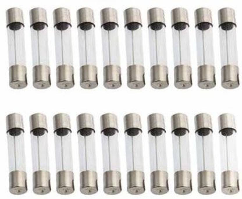 gobagee 20pcs (10A) Fast Acting GMA Glass Cartridge Fuse 5x20mm 250V ...