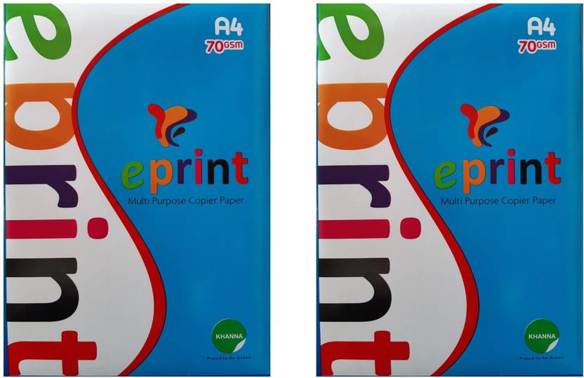 Flipkart.com | Khanna EPRINT 70GSM Unruled A4 Size 70 gsm A4 paper - A4 ...