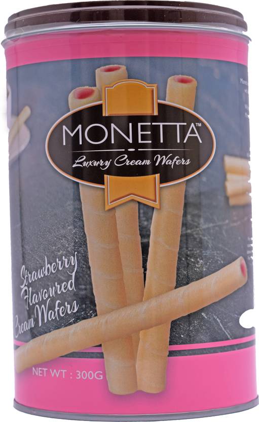 Monetta Wafer - Strawberry Flavoured (Pack of 2) Waffles on a stick ...