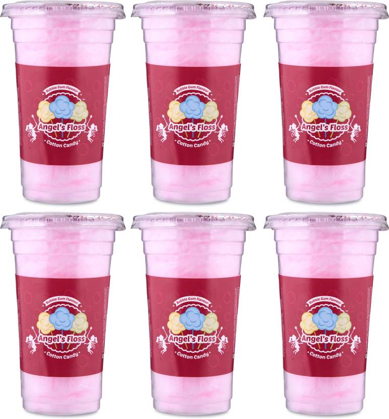 angelsfloss Cotton Candy's/Candy Floss - Bubble Gum Flavour - 30 Gms ...