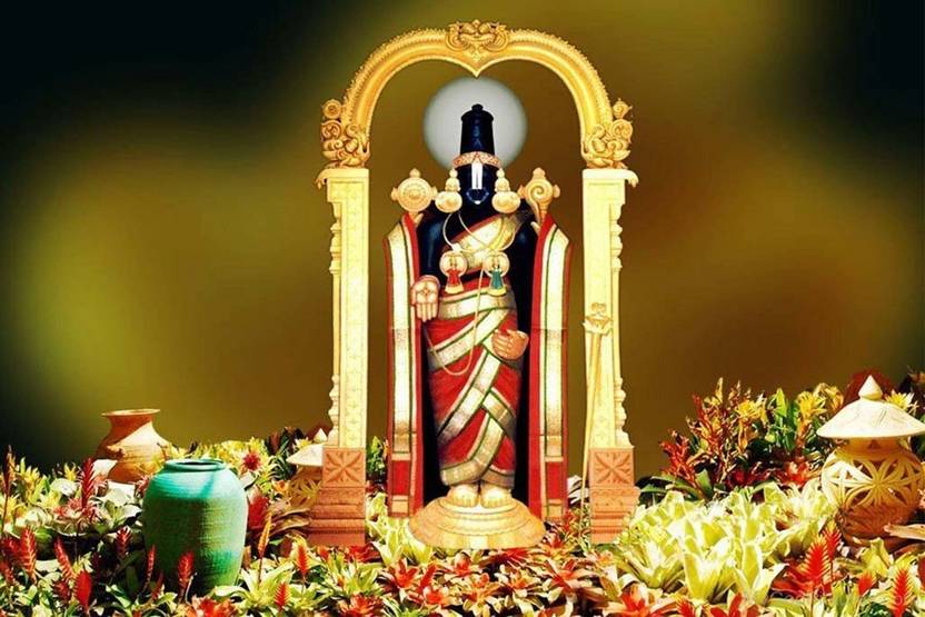 Lord venkateswara swamy Painting Poster Waterproof Vinyl Sticker for ...