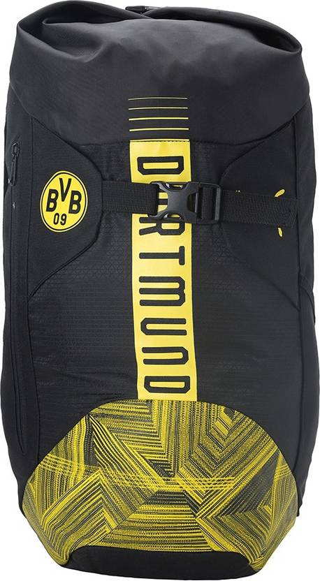 PUMA BVB FtblCulture Rolltop Backpack 28 L Laptop Backpack Black-Cyber ...