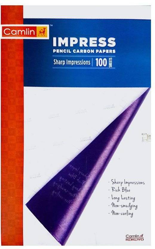 Flipkart.com | Camlin PENCIL CARBON PAPER UNRULED A4 20 gsm Carbon ...