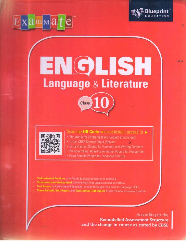 EXAMMATE ENGLISH LANGUAGE & LITERATURE CLASS -10 - CBSE Sample Papers | NCERT Solutions for ...