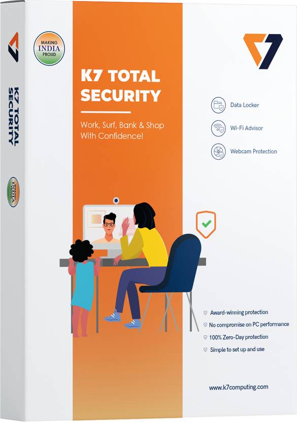 K7 Total Security 1 User 3 Years - Buy K7 Total Security 1 User 3 Years Online at Best Prices in ...