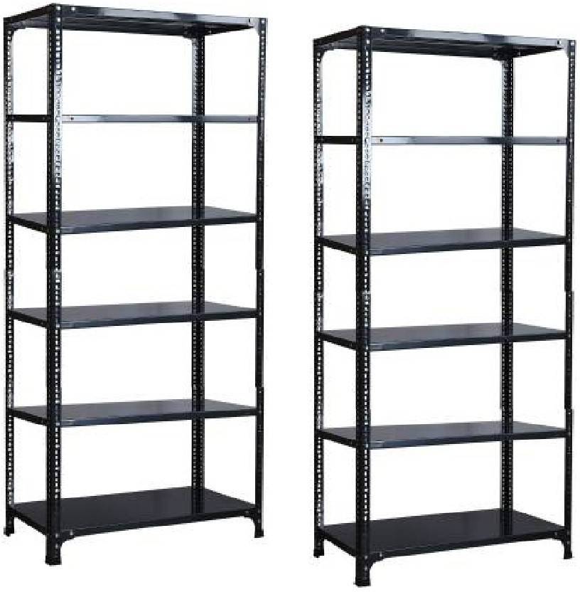 Spacious Slotted Angle Rack CRC Sheet 6 Shelves,12”x36”x72” (in inch ...