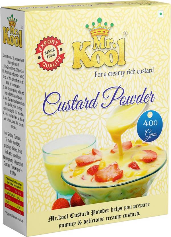 Mr.Kool Premium Quality Vanilla Instant Custard Powder 400g Custard ...