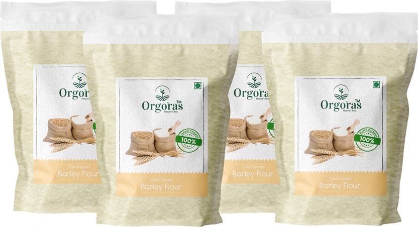orgoras Hand Chakki Barley Flour/Jau Atta Price in India - Buy orgoras ...