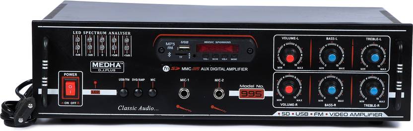 MEDHA D.J. PLUS M.NO.-995 High Quality Transistor 4Channel Stereo Power ...