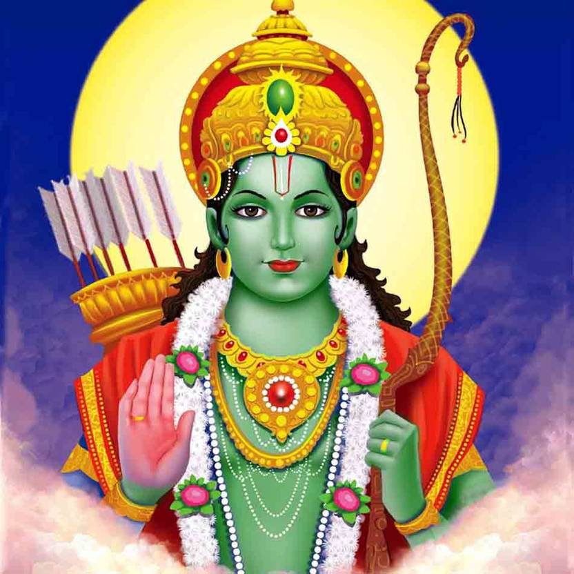 Lord Ram Religious Waterproof Vinyl Poster || 24wpwl80 Fine Art Print ...