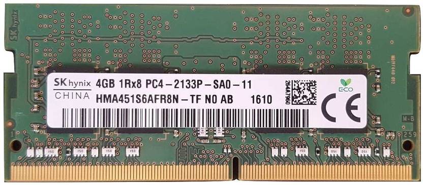 Hynix PC4 DDR4 4 GB Laptop (4GB RAM 1Rx8 PC4-17000 DDR4-2133 1.2 Volts ...