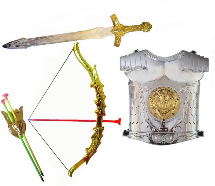 HALO NATION Bahubali Warrior Set - Knights Fancy Dress Cosplay - King's ...