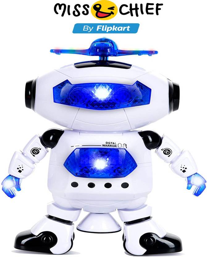 Toyvala Dancing Robot Musical Toy for Kids with Flashing Lights ...
