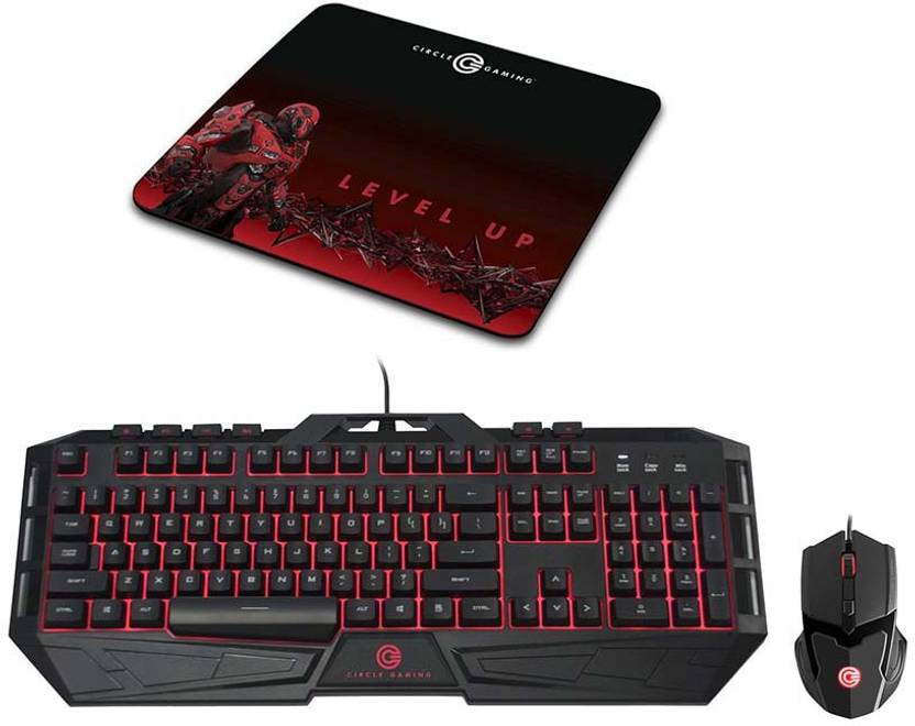 Circle Saberon_X1 Wired USB Standard Gaming Keyboard Compatible with ...