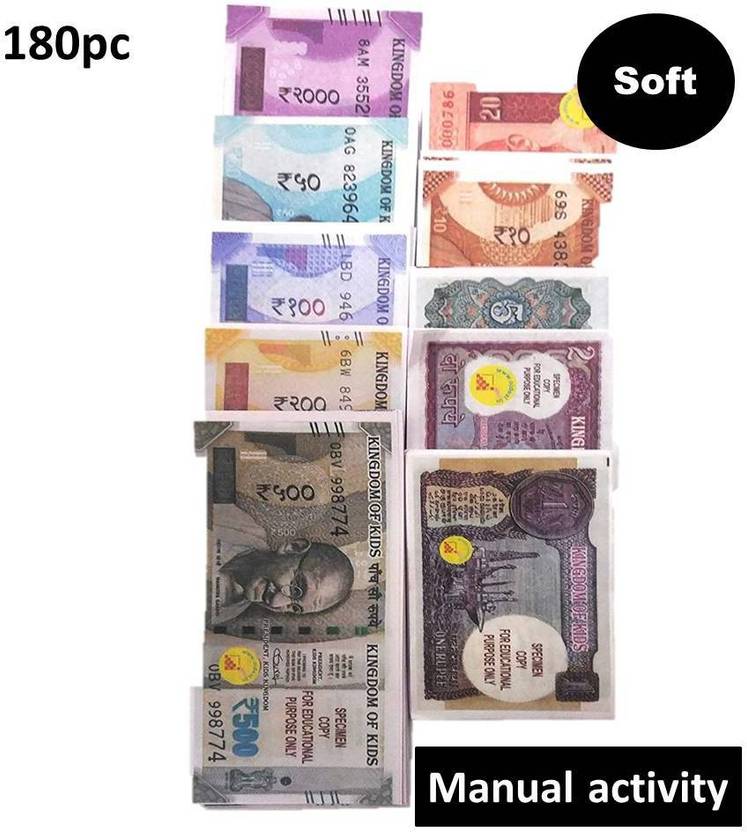 Mallexo Perfect Indian currency note with activity manual | 180pc Fake ...