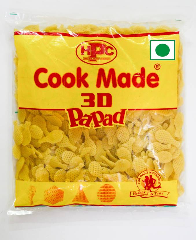 Cook made Crispy and Tasty Bat Papad Fryum Fryums 500 g Price in India ...