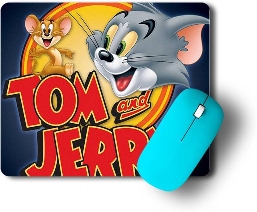 Yellow Alley Mouse Pad For Cartoon Lovers|Tom And Jerry Print|Friendly ...