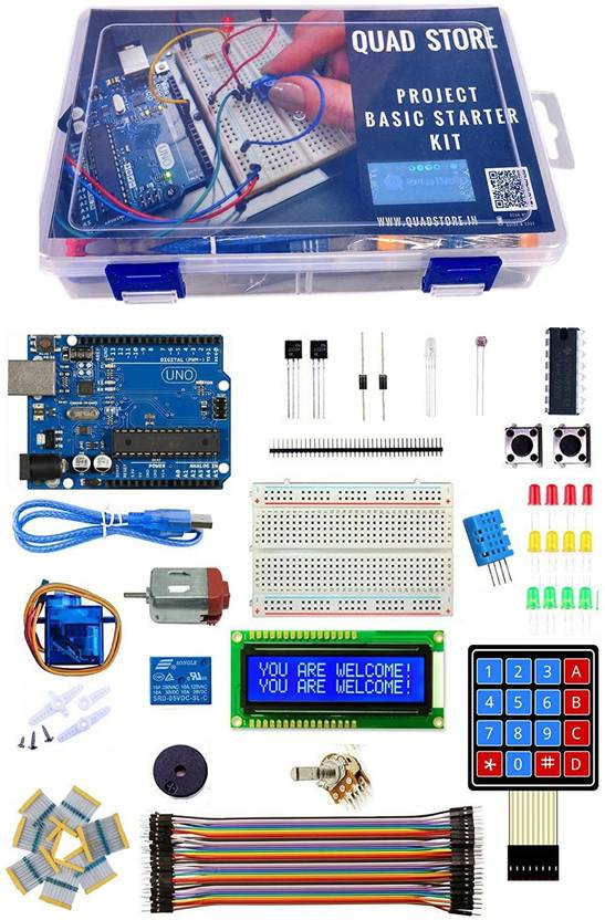 Quad Store Project Basic Uno R3 Starter Kit compatible with Arduino IDE ...