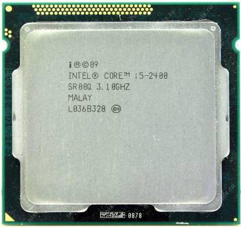 Intel CORE I5 2400 PROCESSOR ( 2ND GENERATION ) 3.1 GHz Upto 3.4 GHz LGA 1155 Socket 4 Cores 4 ...