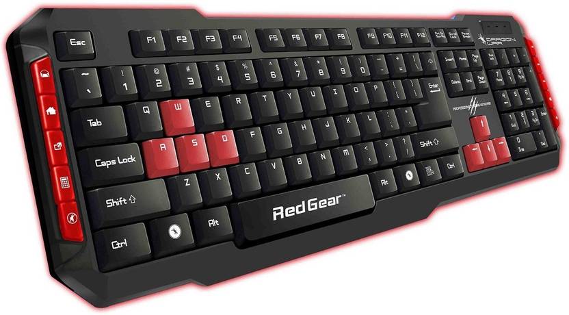 Redgear Dragonwar Storm Gaming Keyboard & LED Mouse Combo Wired Wired ...