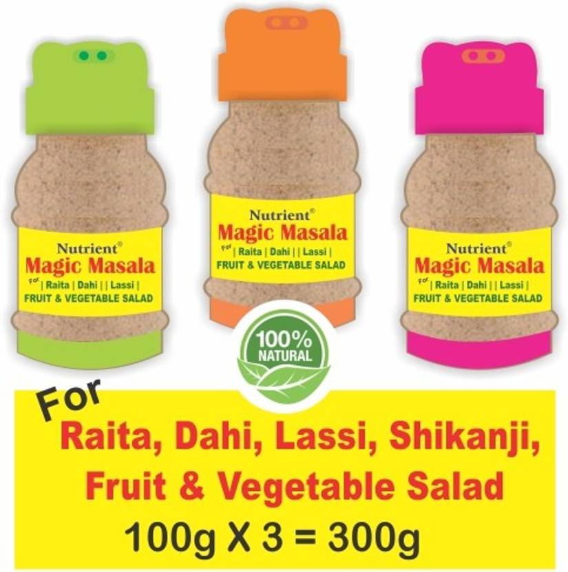 Nutrient Magic Masala For Raita, Dahi, Lassi, Shikanji, Fruit ...