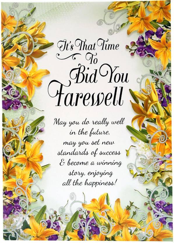 GIFTICS Warm Farewell and Goodbye Wishes Greeting Card Price in India ...