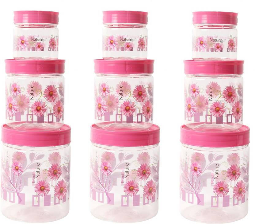 Swastik Housewares Plastic Grocery Container - 250 ml, 800 ml, 1500 ml ...