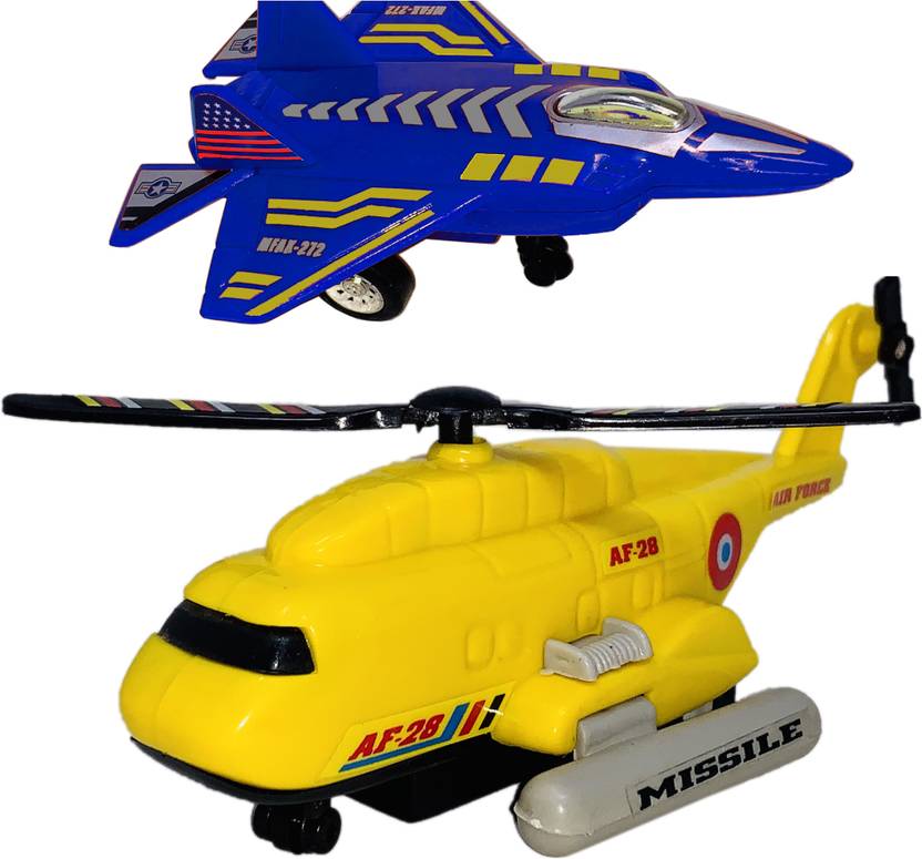 Miniature Mart 2 Small Plastic Made Indian Replica Mini Fighter Jet Toy ...