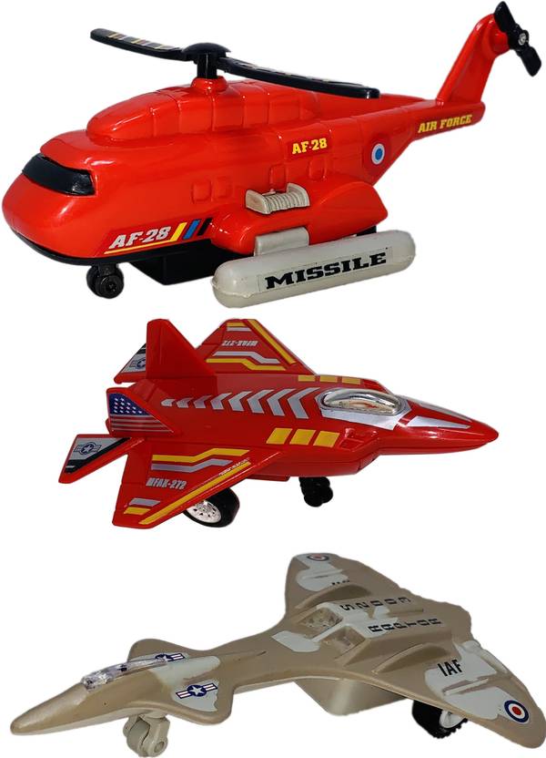 Miniature Mart 3 Small Size Plastic Made Indian Replica IAF Fighter ...