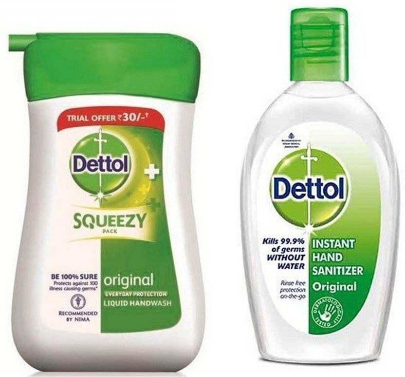 Dettol Original Germ Protection Handwash Liquid Soap Bottle 100l+ Hand ...