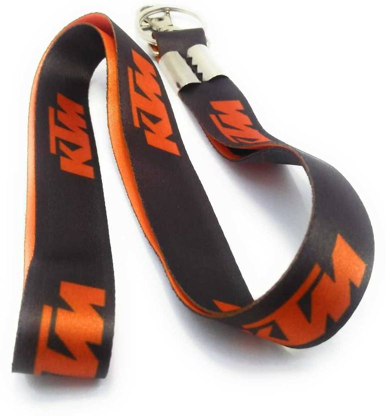 Key Era KTM Logo Id Card Holder Hook Long Fabric Keychain Key Chain ...