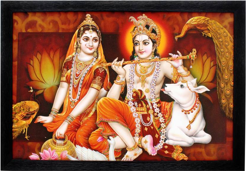 TS NANDA Radha Krishna Religious Frame Price in India - Buy TS NANDA ...