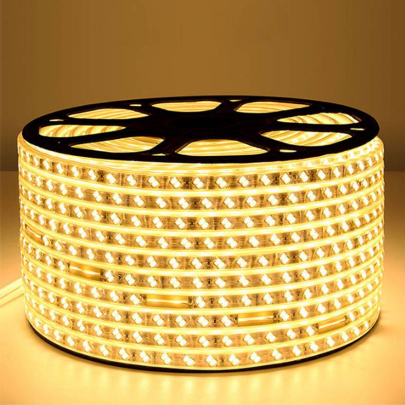 Hybrix LED Strip Ceiling Cove Rope Light, (30 Mtr.) Double Row (120 LED ...