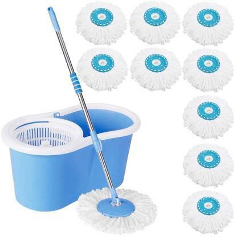 SURABHI SH PVC BLUE 10 REFILLS Mop Set Price in India - Buy SURABHI SH ...