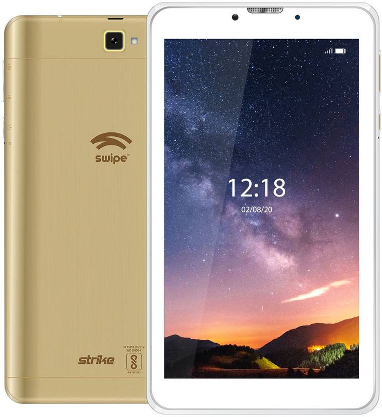 Swipe STRIKE 3 GB RAM 32 GB ROM 7 inch with Wi-Fi+4G Tablet (Gold ...