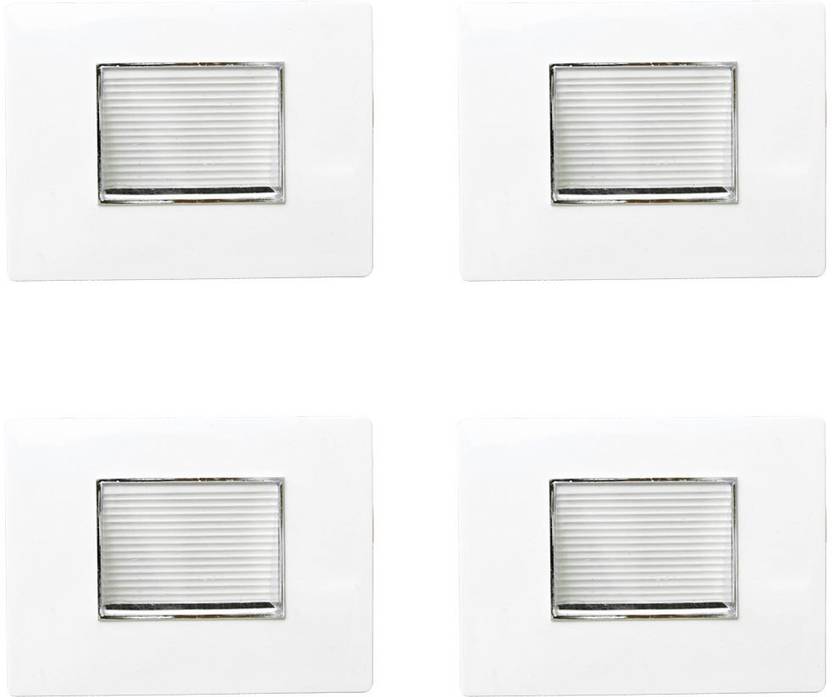 HI-PLASST LED 3 Module Step Light Foot Lamp (Pack of 4pcs) Flood Light ...