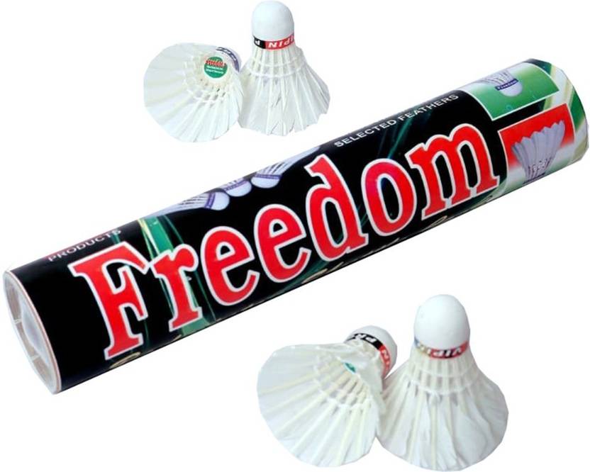 Freedom shuttlecock Freedom Badminton Shuttlecock Pack of 10 feather ...