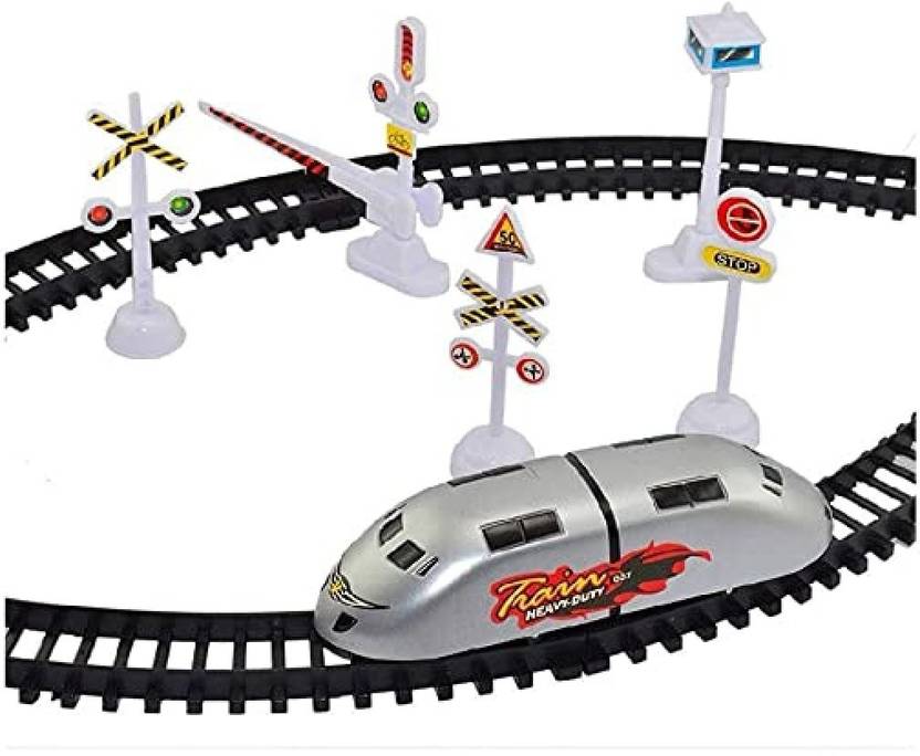 Tiddle Toons High Speed Train with Flyover Track Battery Operated Train ...