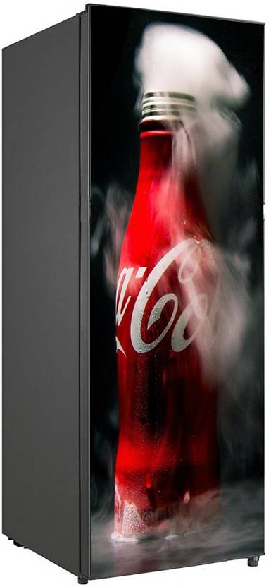 wallpics 60 cm Coca Cola Fridge Sticker skin Fully Waterproof Vinyl ...